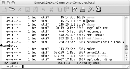 5.2. Using Dired, the Directory Editor